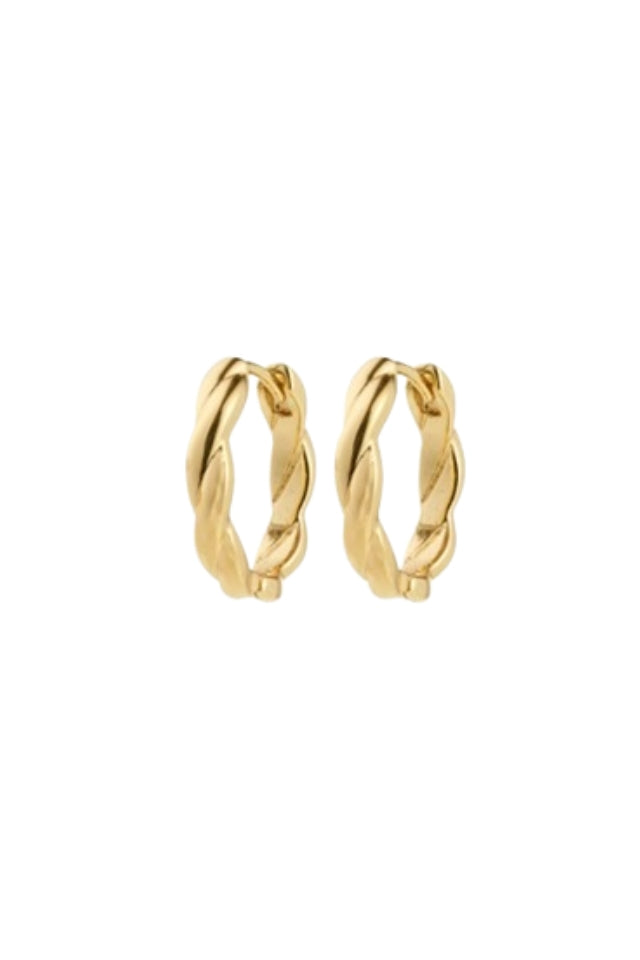 Declan Recycled Earrings - Gold Plated | Pilgrim | Thomas's Marlborough