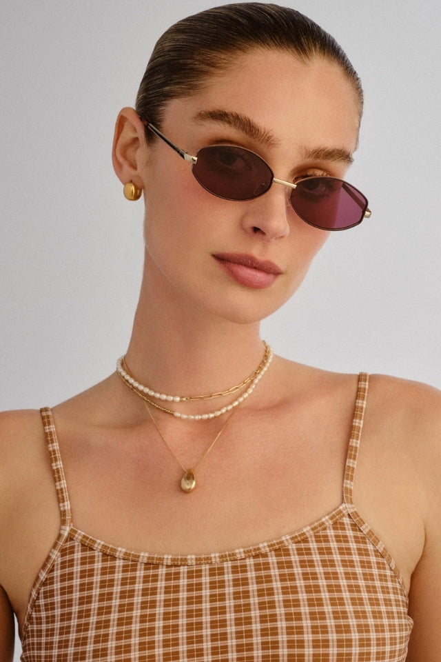 Objective - Gold/Burgandy Mono | Aire | Thomas's Marlborough